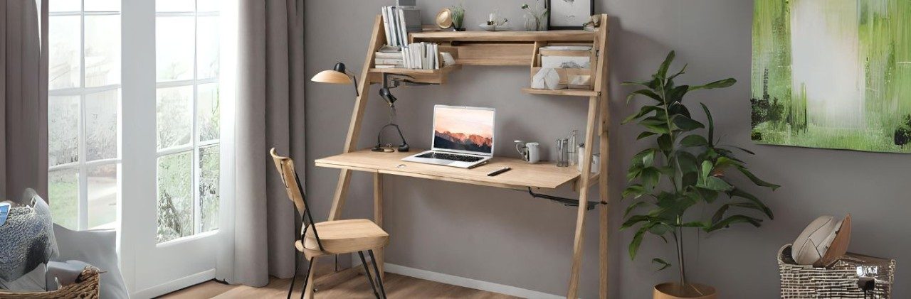 Space-saving foldable study table design ideas